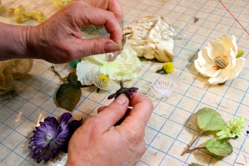 Put A Hat Up: Reassembled Flowers