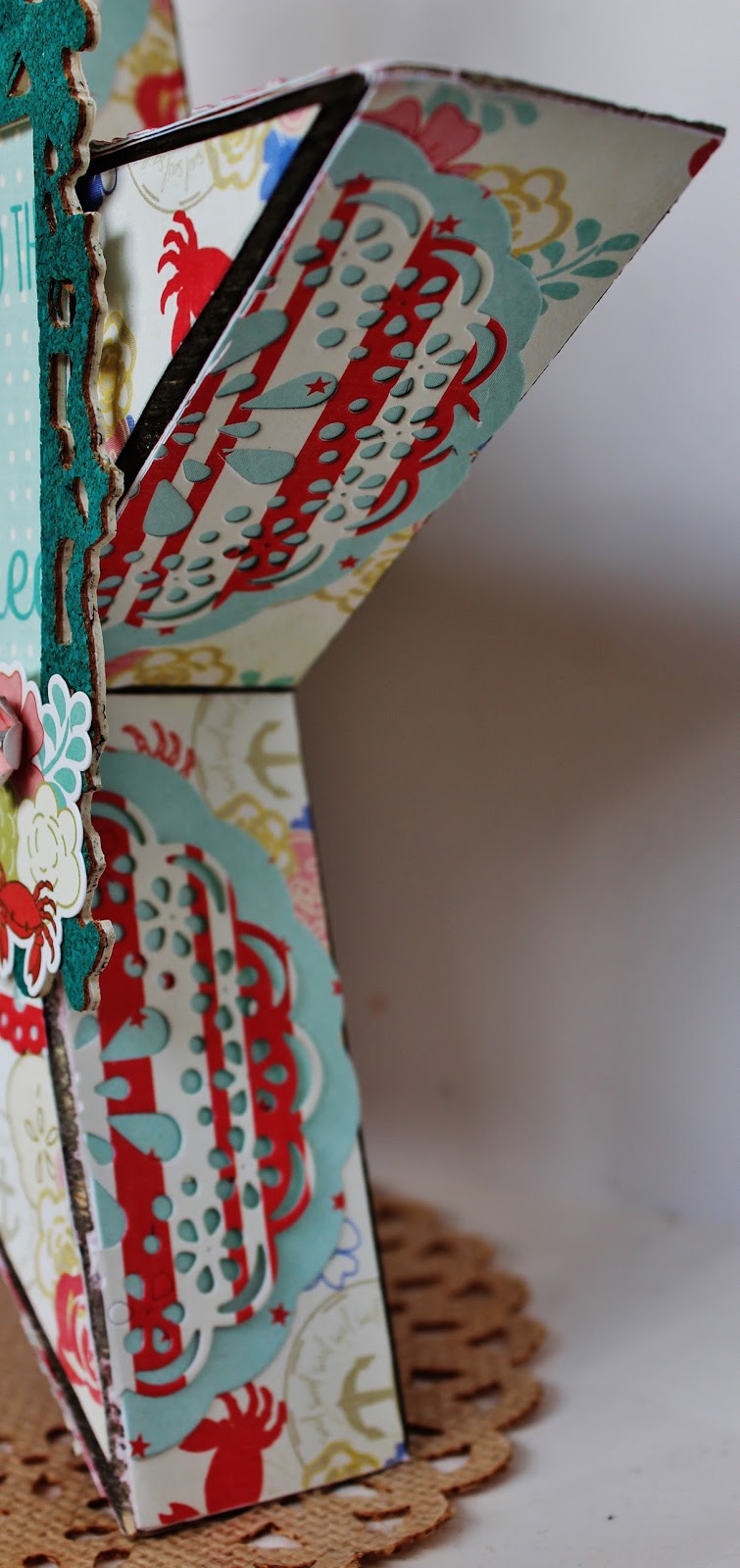 Pam Bray Designs: A Girl with Flair: Nautical Bliss Star with Julie Nutting