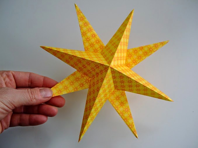Pictorial Estrella de papel | Manualidades Recicladas