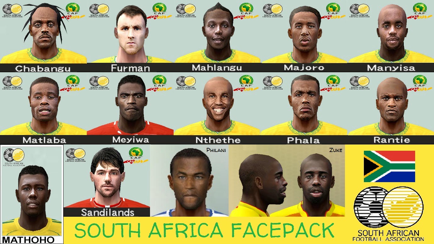 Faces PES 6: South Africa Facepack