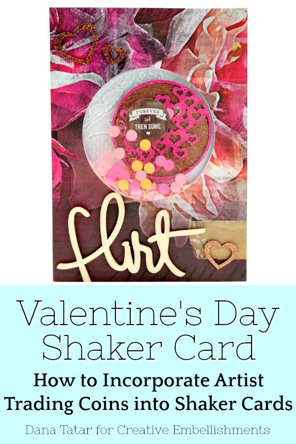Flirt Valentine's Day Shaker Card - Creative Embellishments