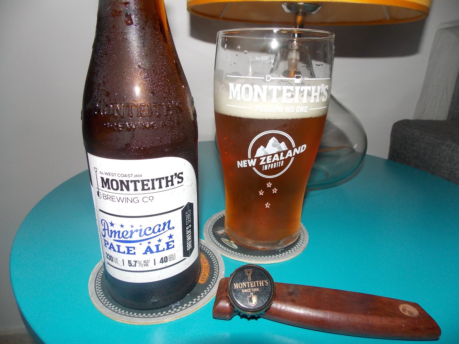 Monteith's American Pale Ale - Degustação nº 805 – NINKASI BEER CLUB