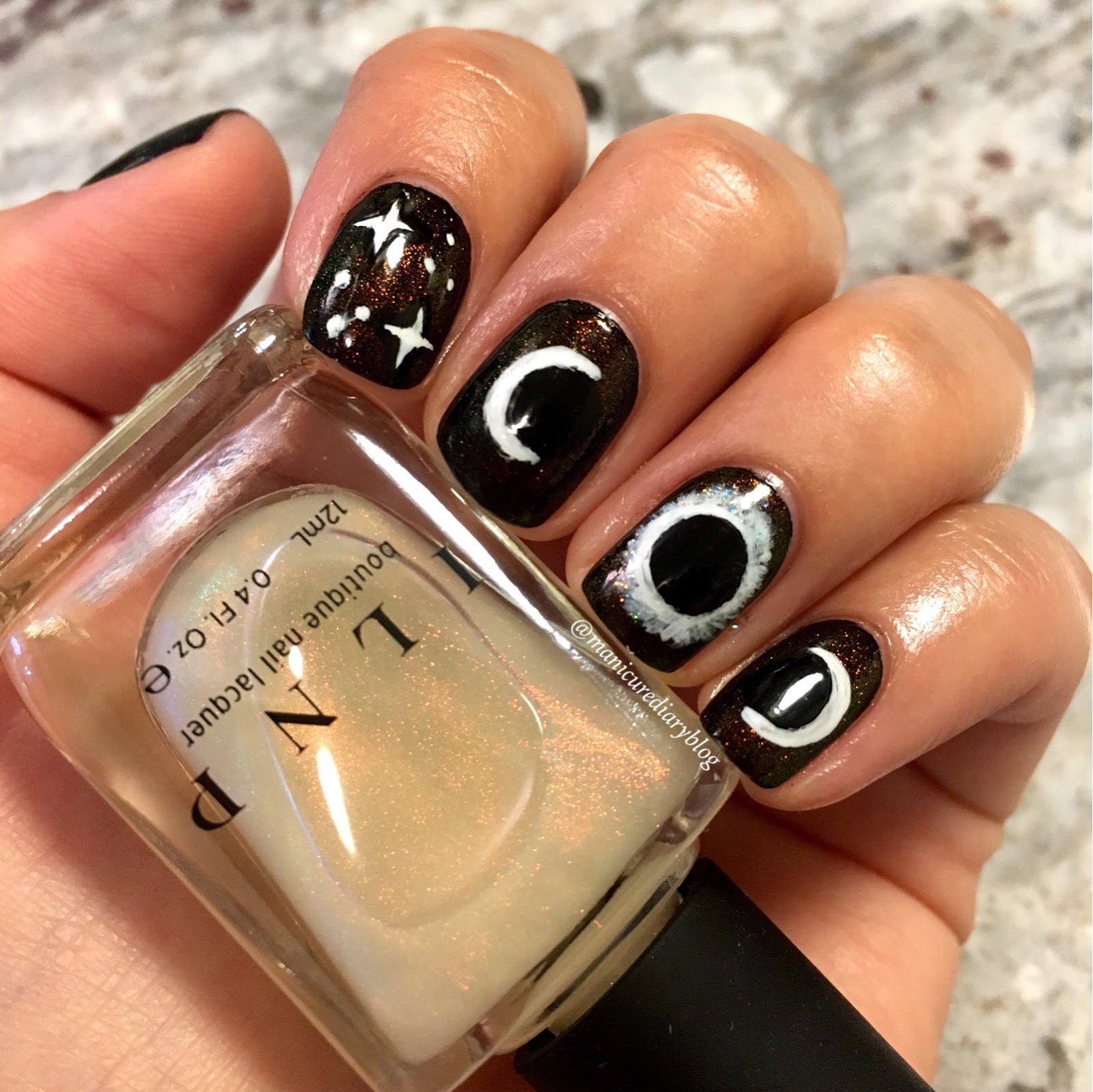 Manicure Diary: Solar Eclipse Nails