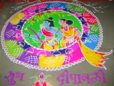 Rangoli Designs With Theme Go Green