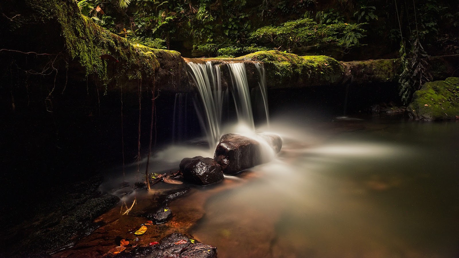 Waterfall in Labi, the Belait District, Brunei