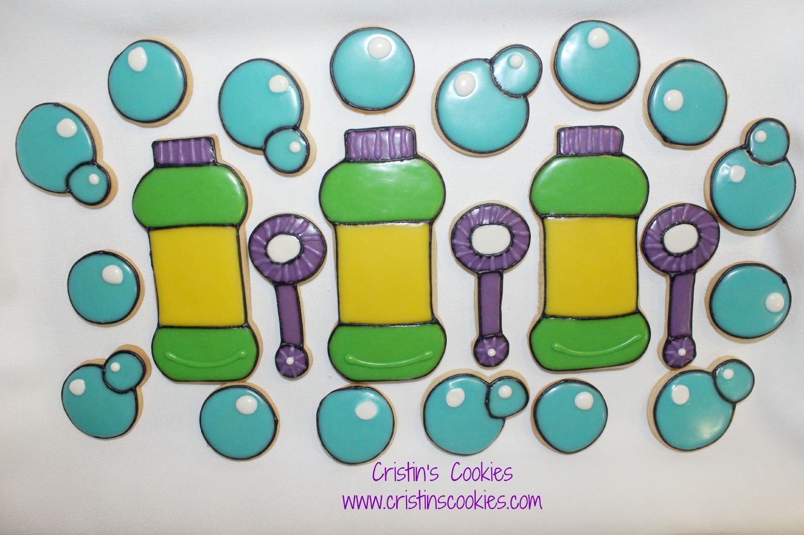 Cristin's Cookies: Bubbles for Summer Fun and 5,000 Fan GIVE-AWAY ...