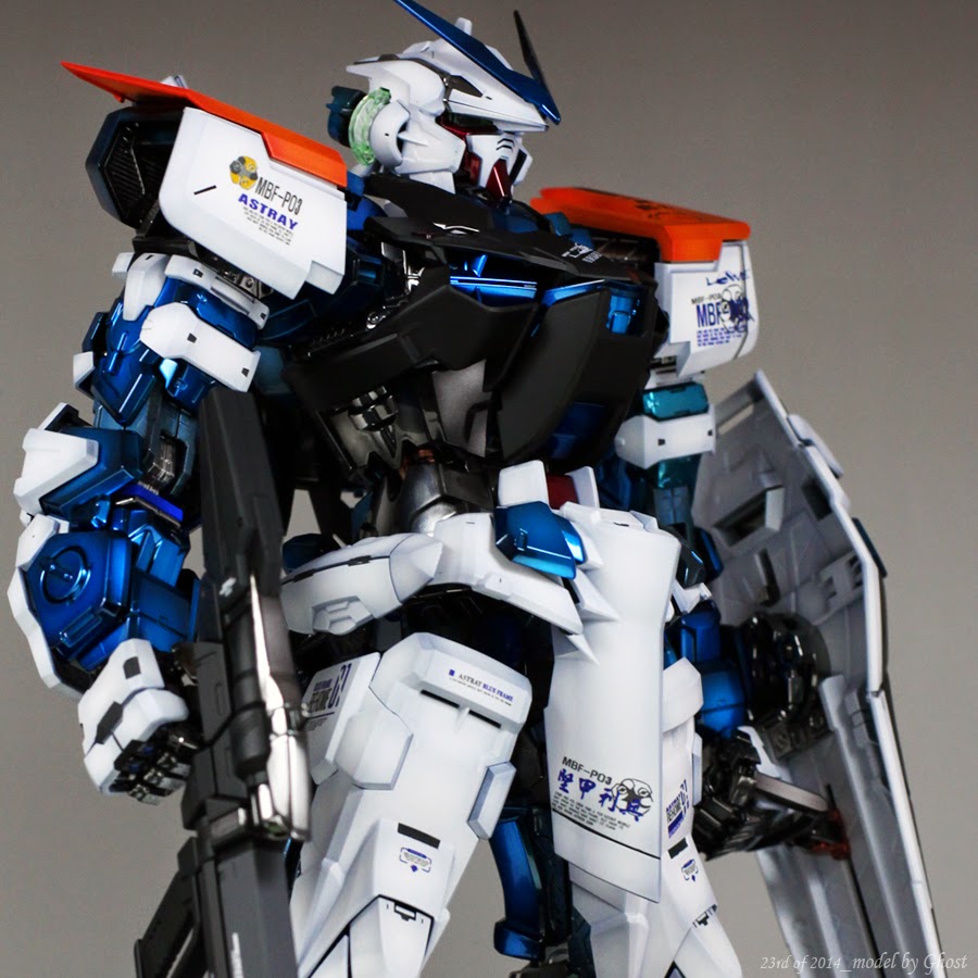 GUNDAM GUY: PG 1/60 MBF-P03 Gundam Astray Blue Frame - Customized Build
