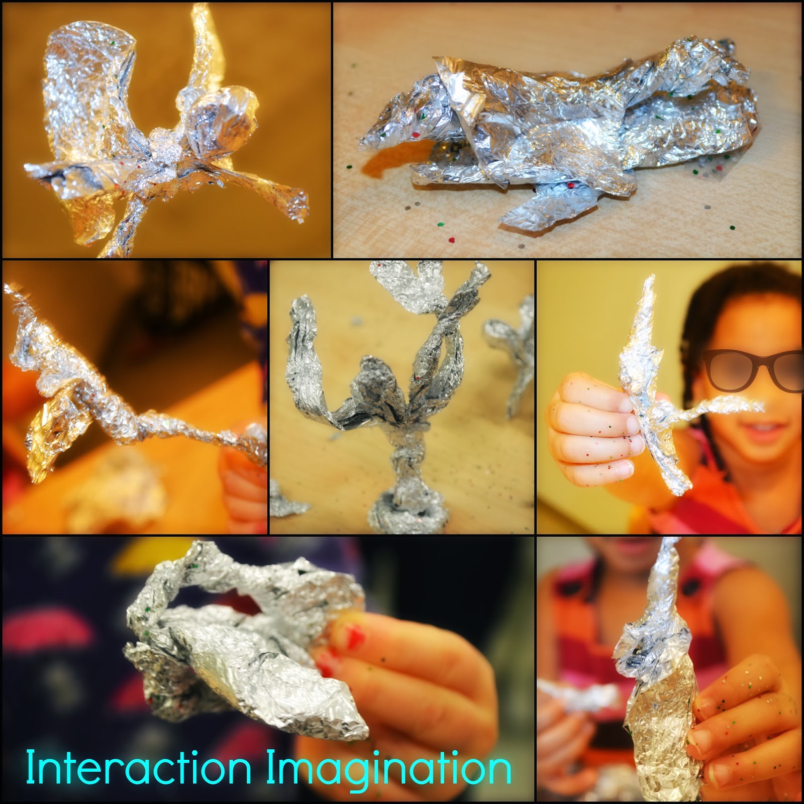 Interaction Imagination: Foil art