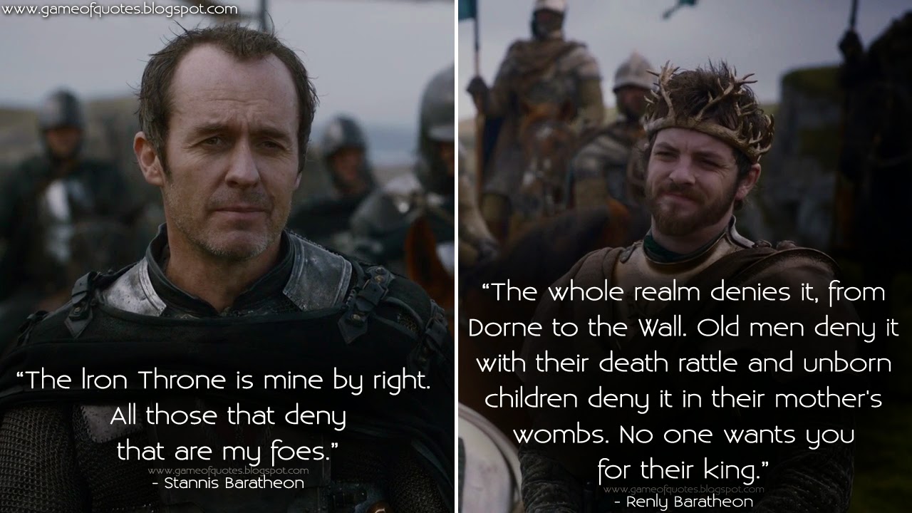 Stannis Baratheon Quotes