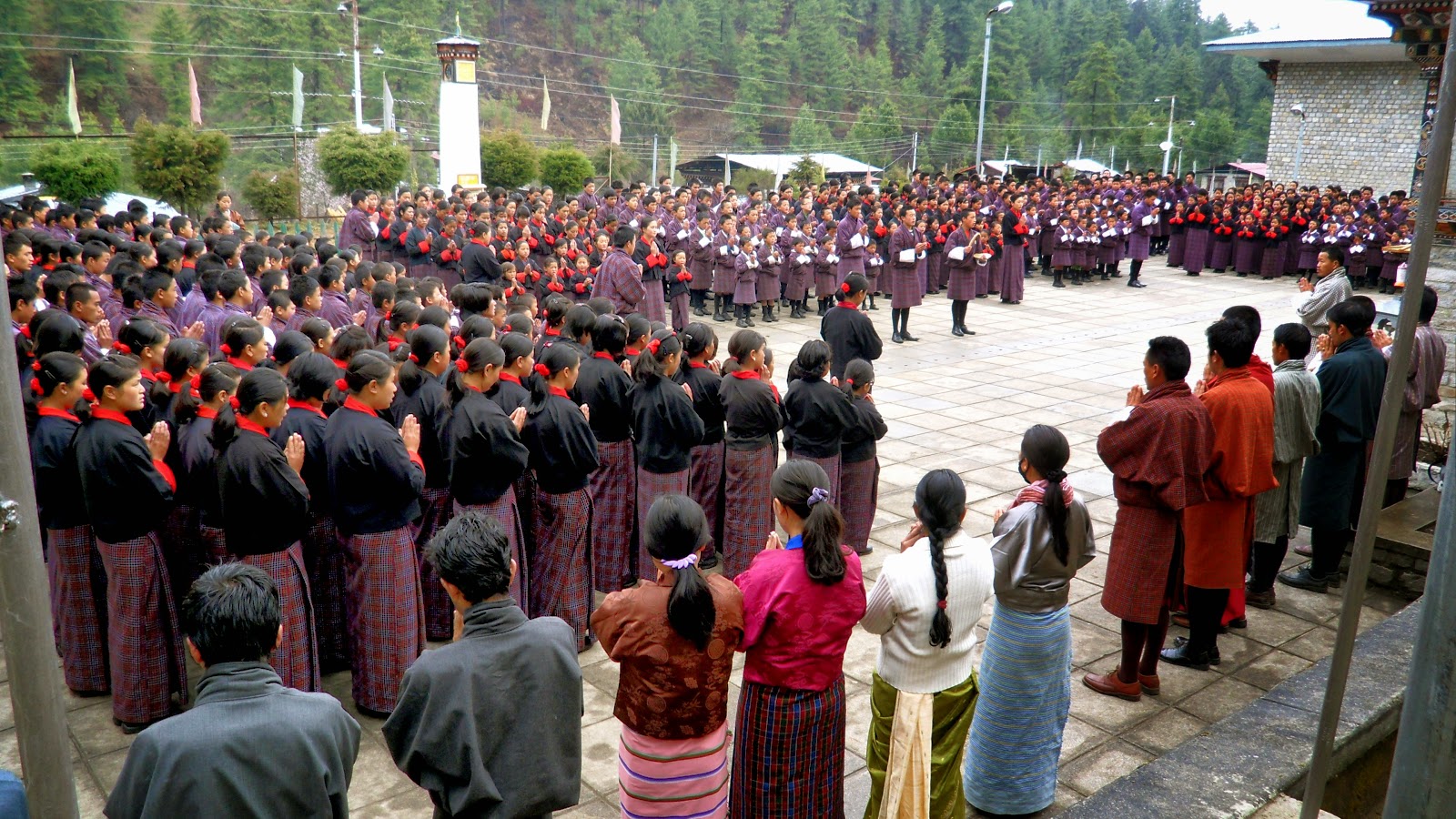 Sabrina in Bhutan: First Day Of School In Bhutan