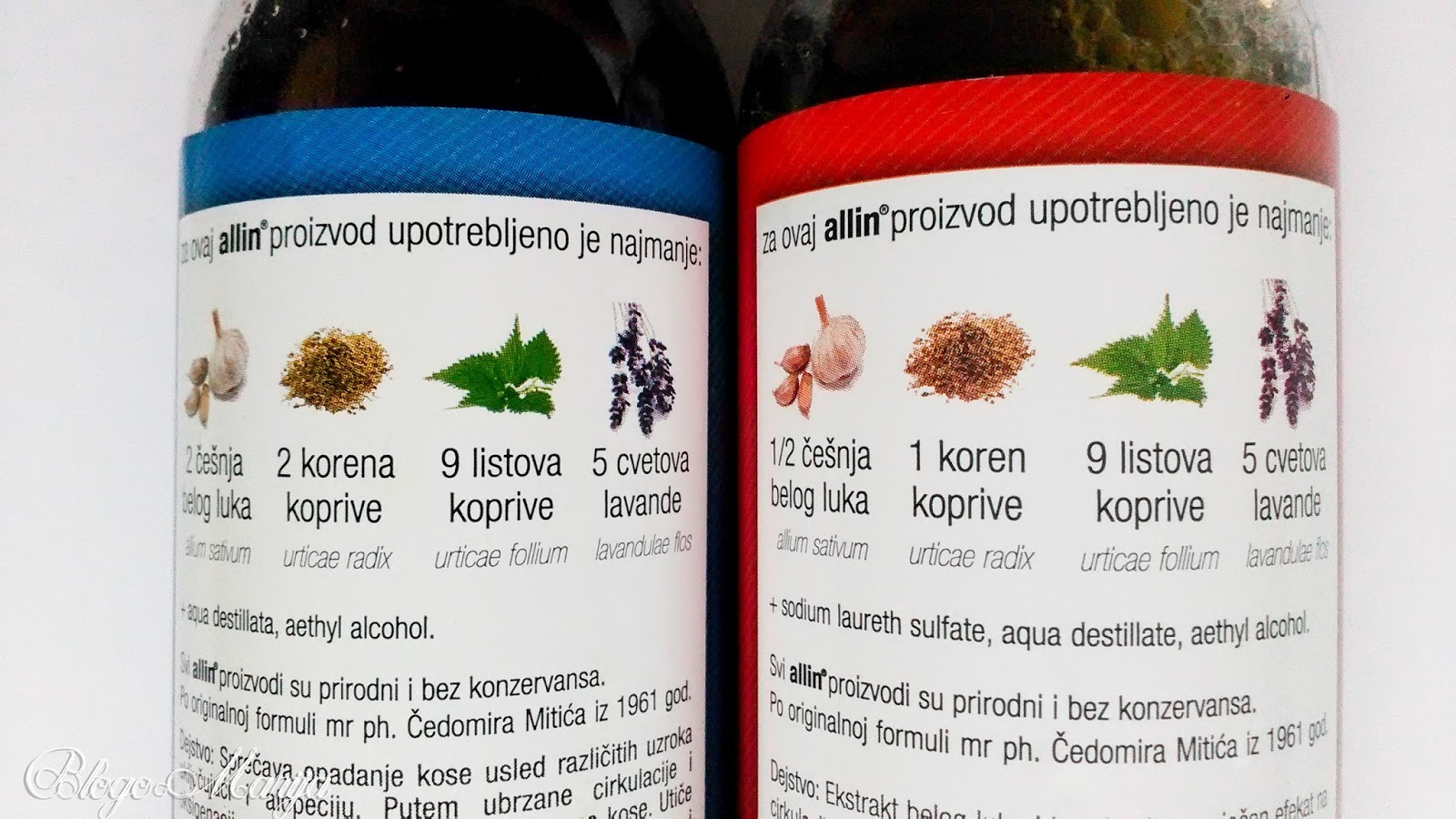 BlogoMarija: Allin šampon i losion protiv opadanja kose