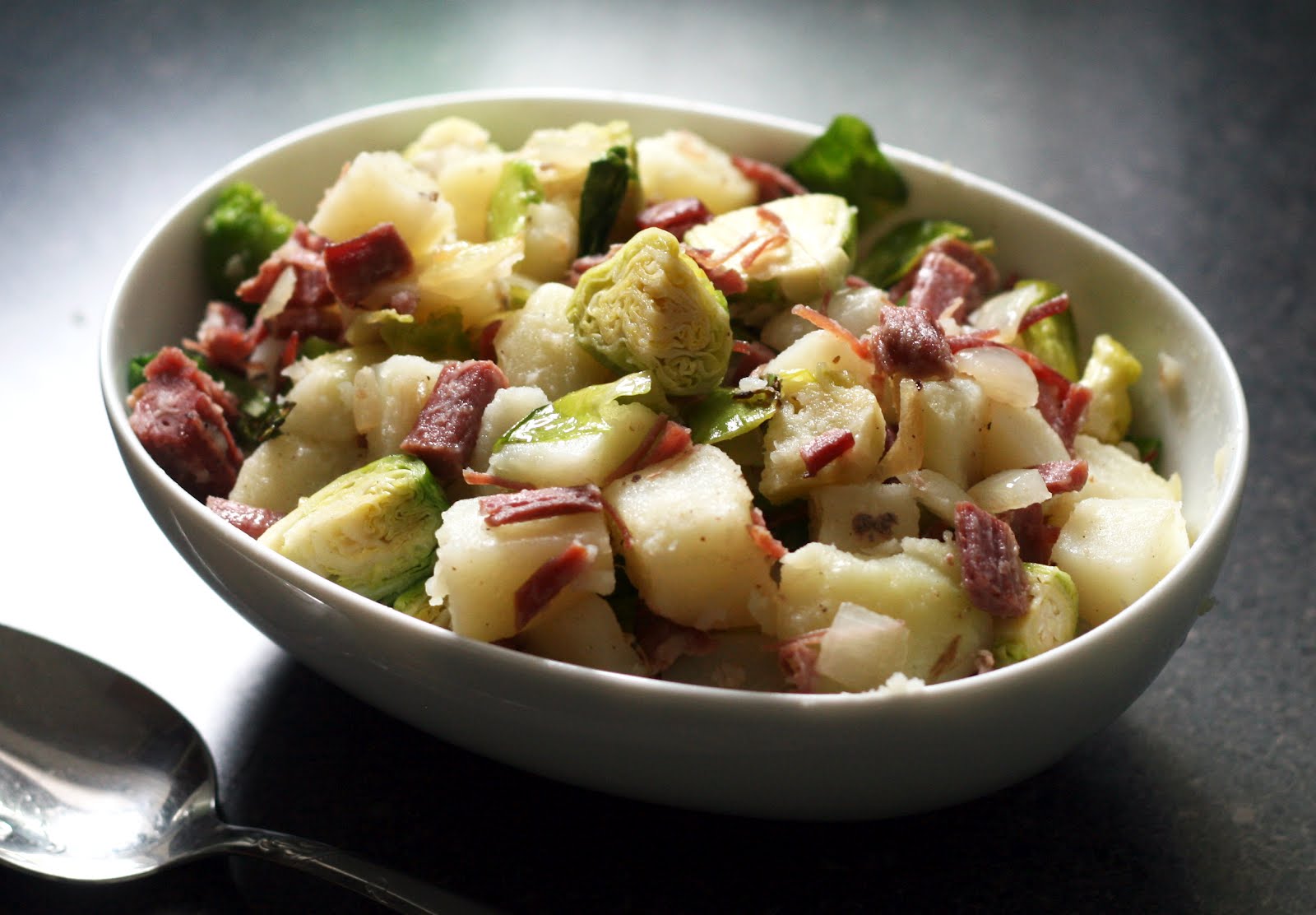 Corned Beef and Baby Cabbage Hash – Coconut & Lime