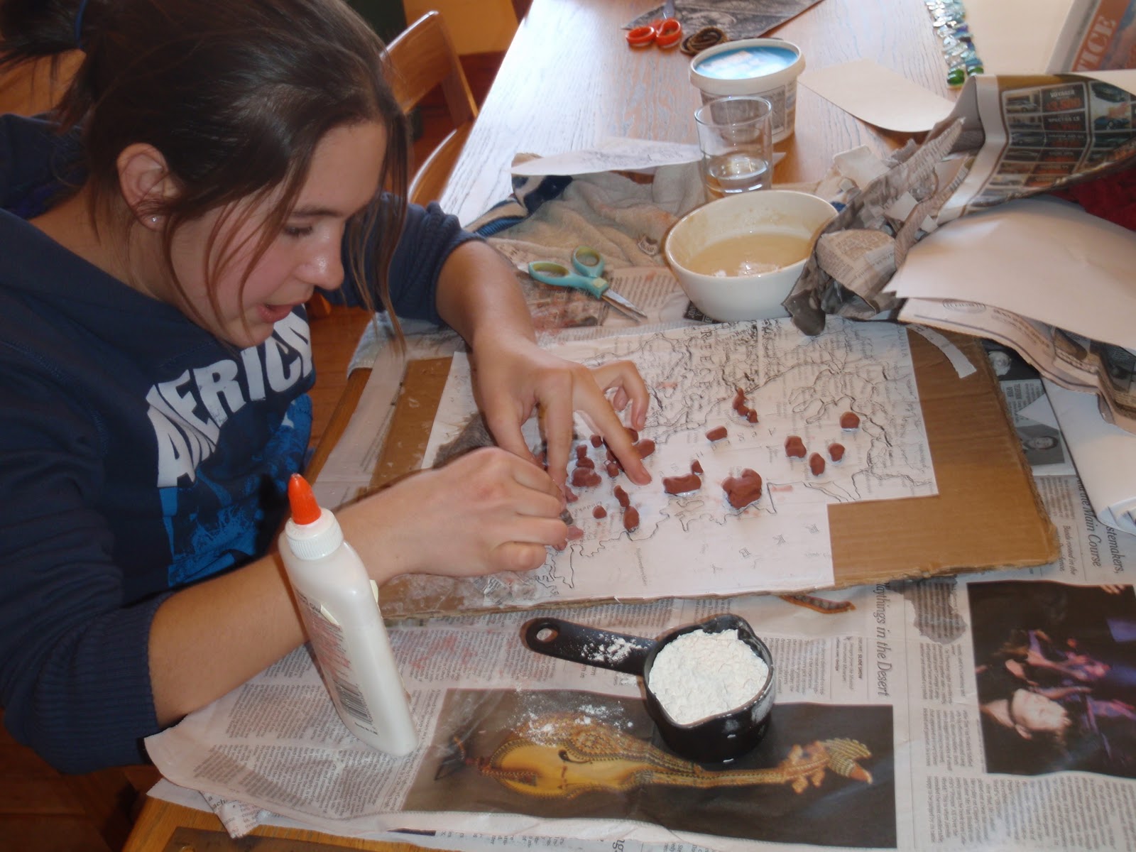 Mountain Laurel Montessori Junior High : Students create artifacts ...