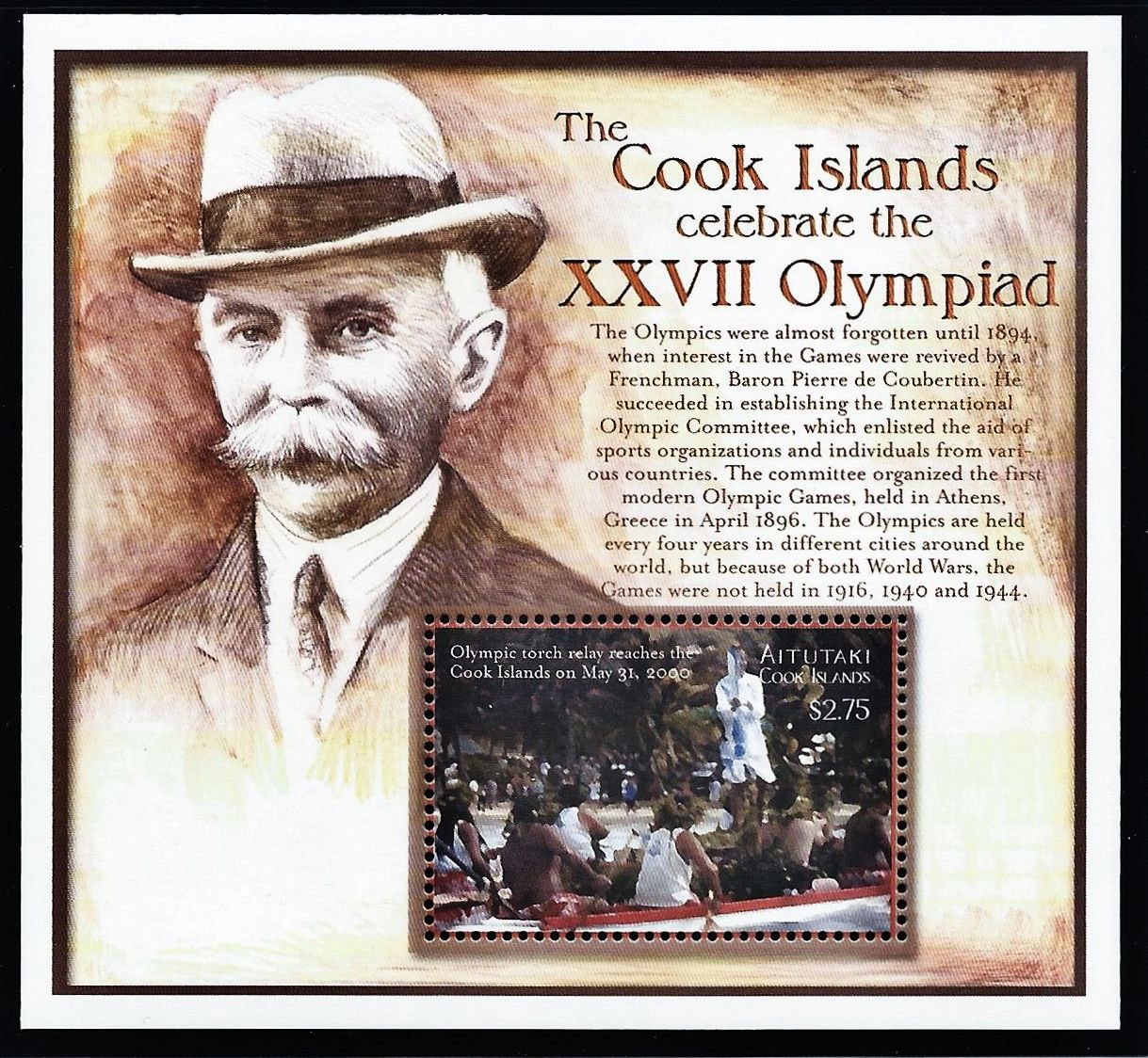 Collecting Olympic and Space Stamps: Olympic Torch Relay