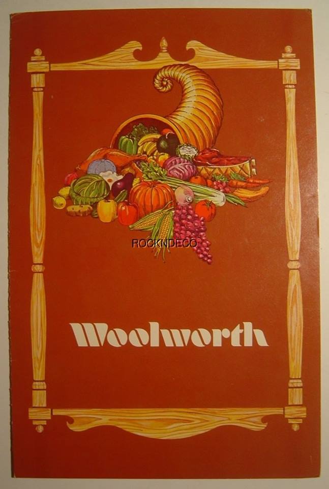 Trip to the Mall: FIND: Woolworth (Harvest House) Menu