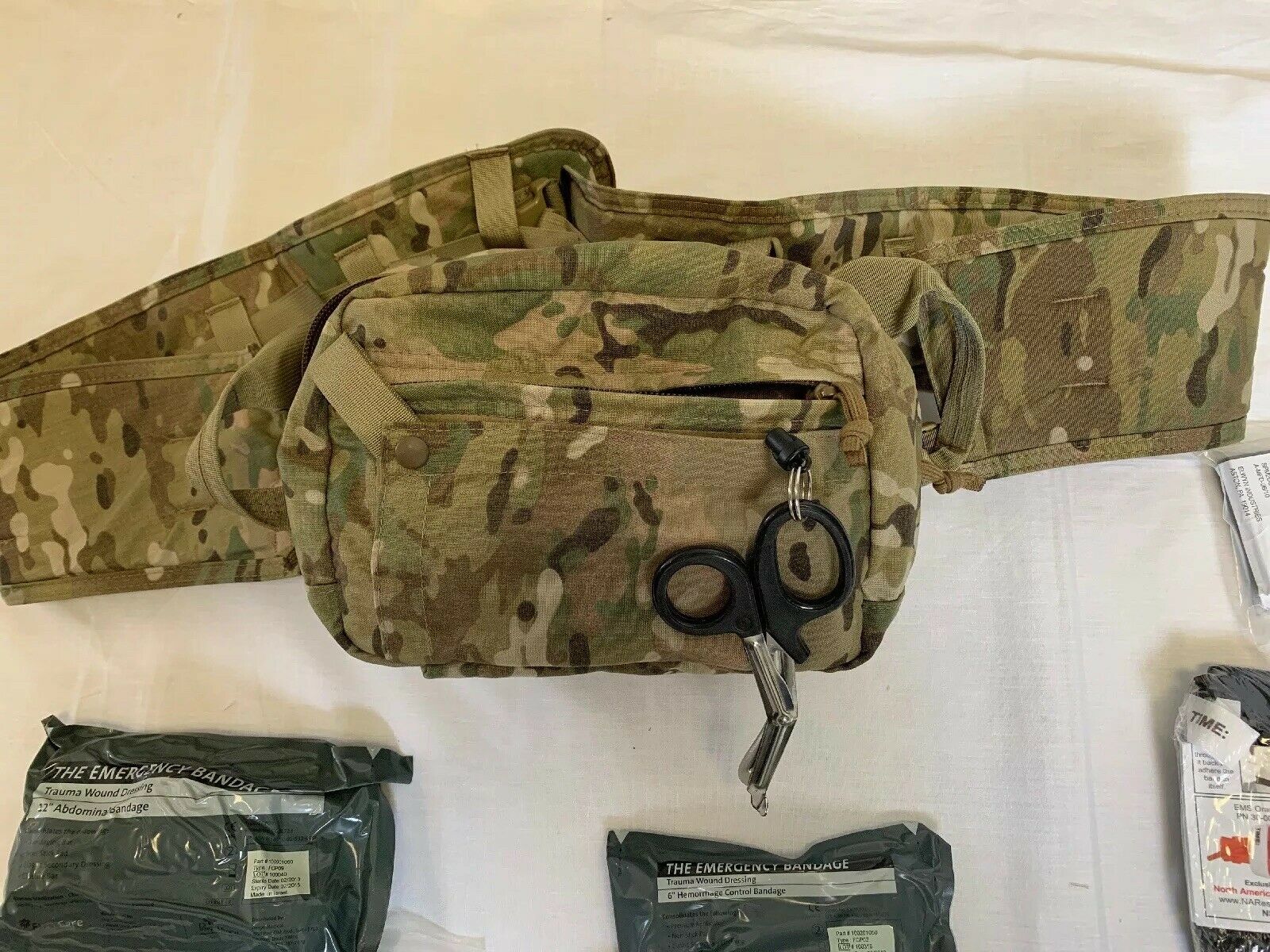 Webbingbabel: MES Combat Lifesaver 2009 (CLS Bag Complete) 245A Multicam