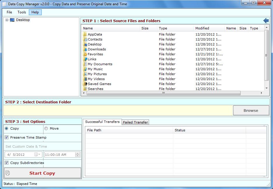 Data Copy Manager 2.0.0 - Karan PC