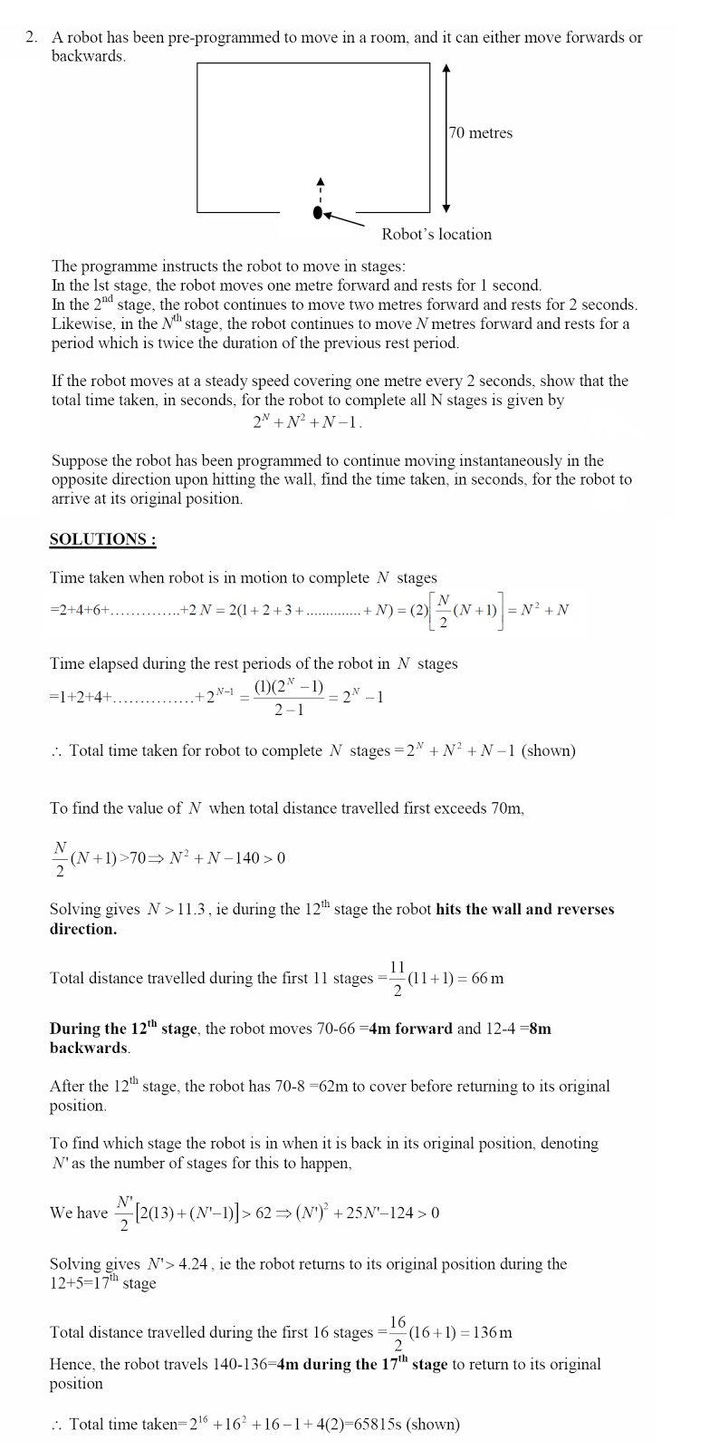 A Level JC H2 Maths Tuition - White Group Mathematics
