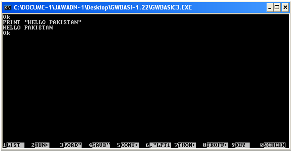 My Programming Tips: WRITING PROGRAMS IN GW BASIC