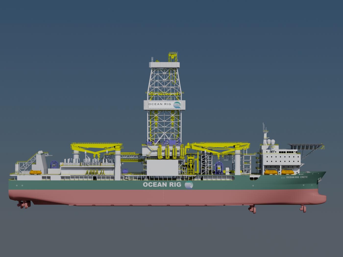 Ocean rig CRETE and AMORGOS