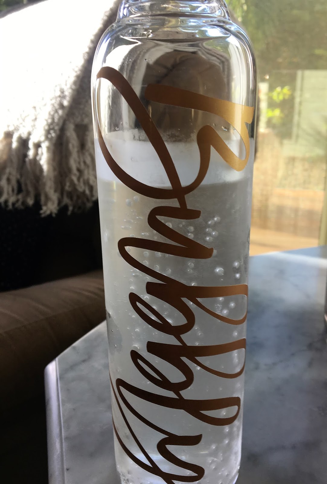 A Tray of Bliss: Insourcing.... new gift ideas...Glamorous water bottles...