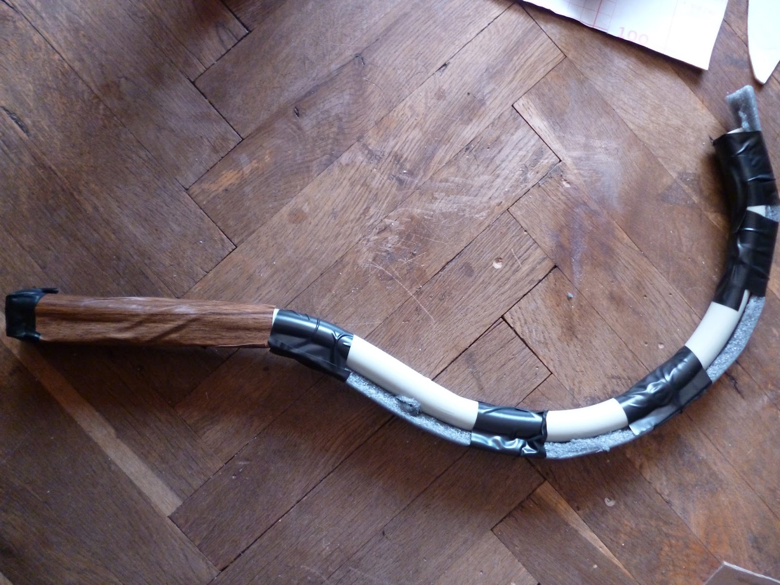 Buskador's LARP: How to make a larp boffer farming sickle