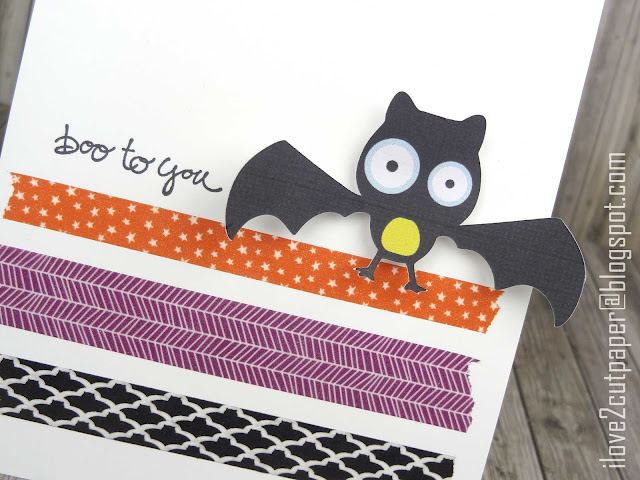 i love 2 cut paper: Boo to You - using a sketch