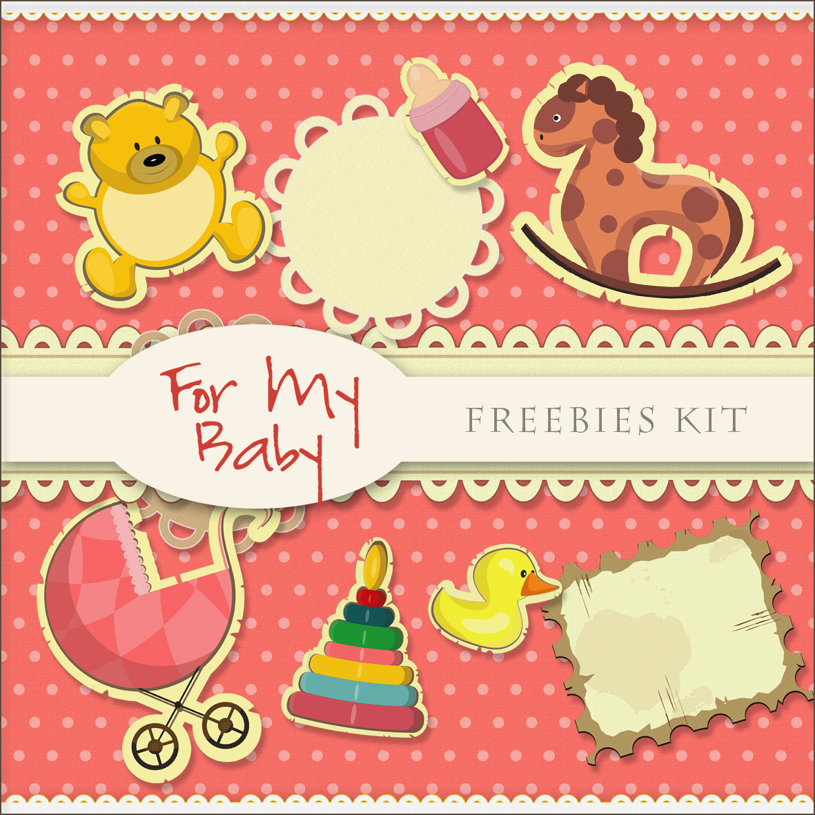 Scrap. DOT: Freebies Kit - For My Baby