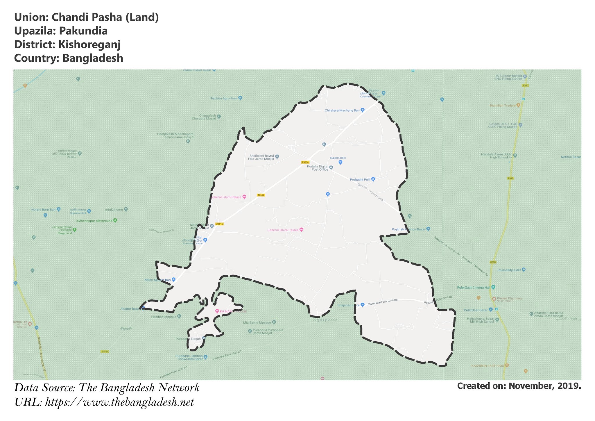 Chandi Pasha Union, Kishoreganj