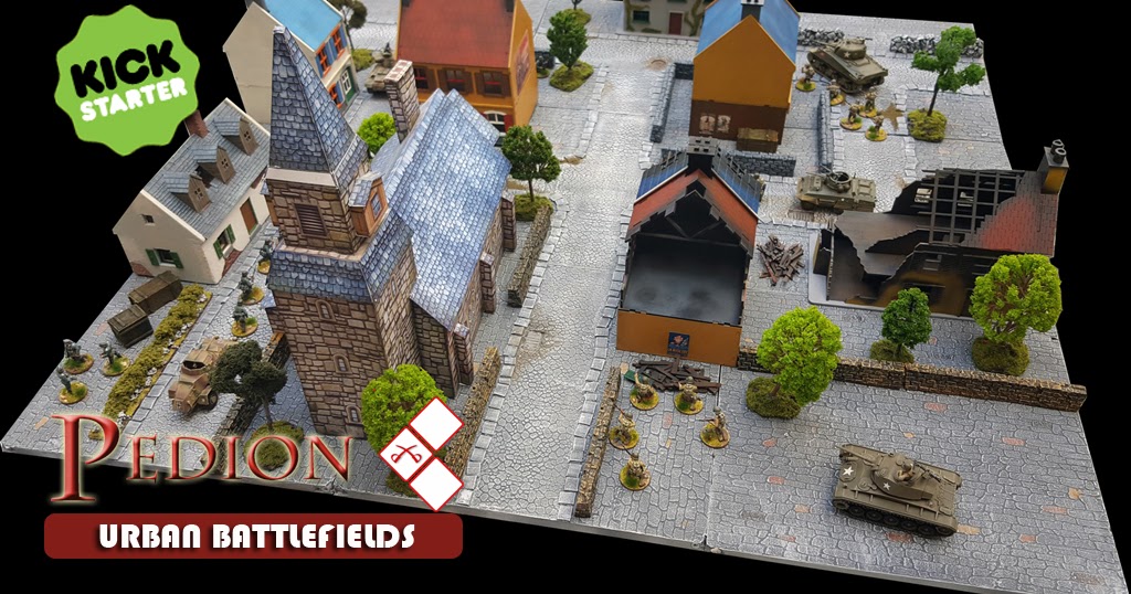 Wargame News and Terrain: Pedion Terrain: Pedion Urban Handpainted ...