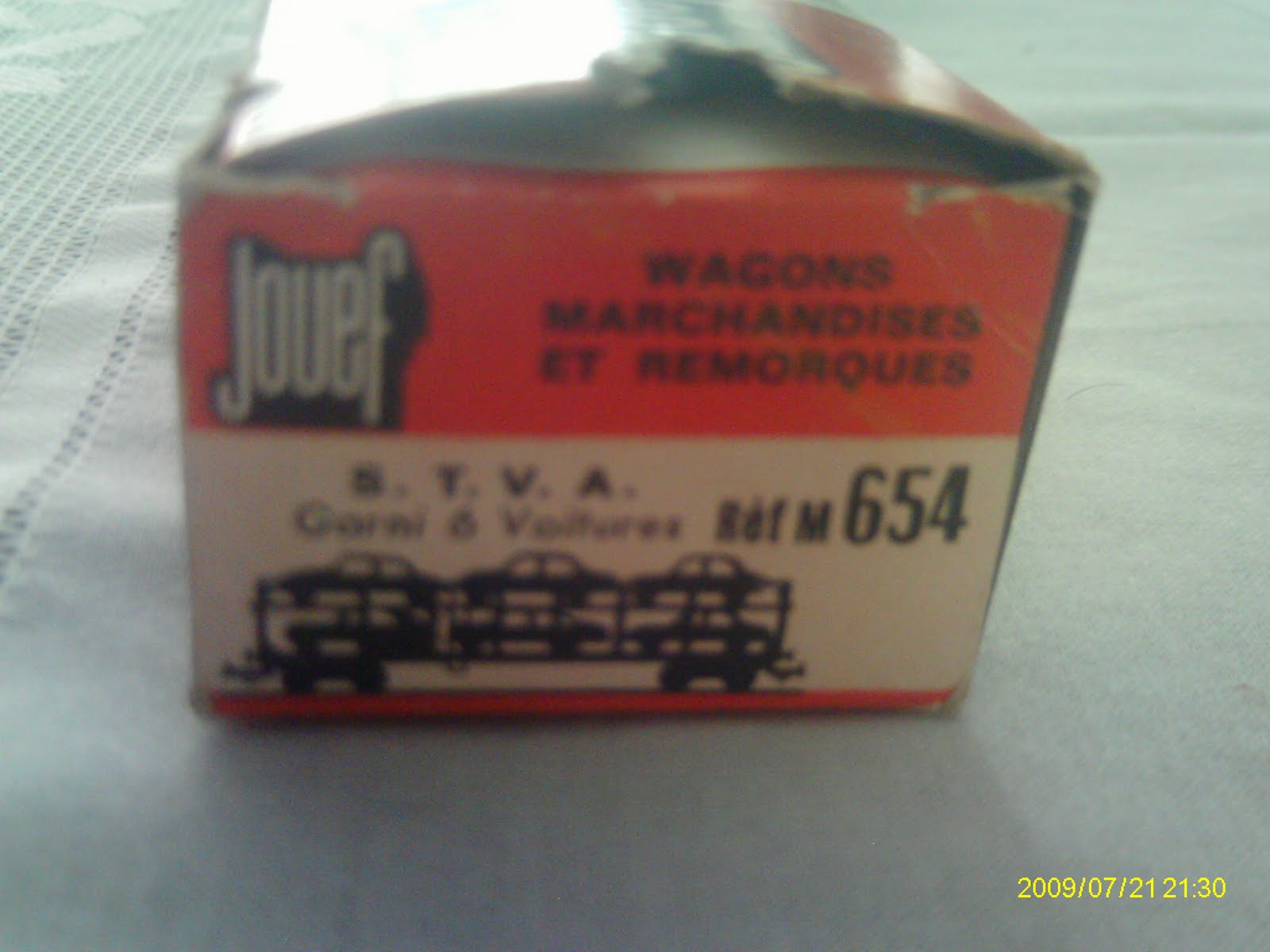 TRAIN SNCF WAGON TRANSPORT AUTO STVA JOUEF HO + voitures