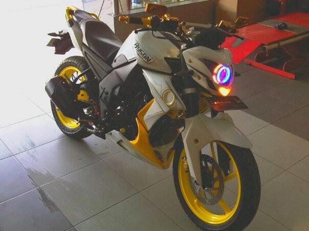 Modifikasi byson sederhana street fighter fi touring full fairing ceper ...