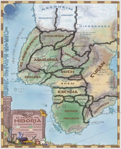 La Era de Conan: Mundo de Hyboria