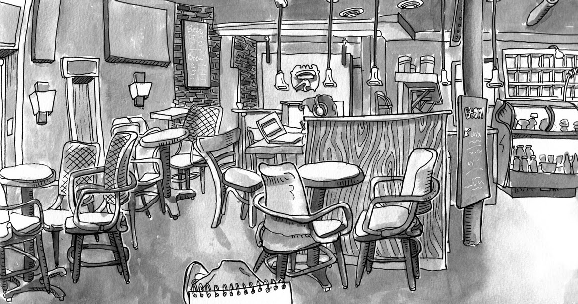 Urban Sketchers Seattle: Ballard Coffee Company
