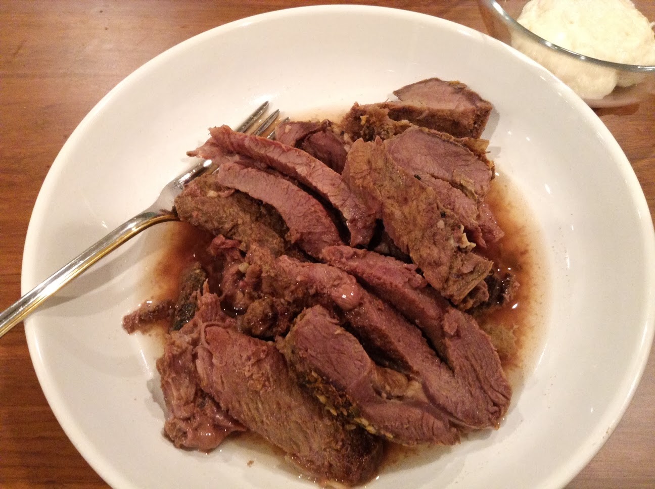 Dishes with My Dish: Peppered bison roast