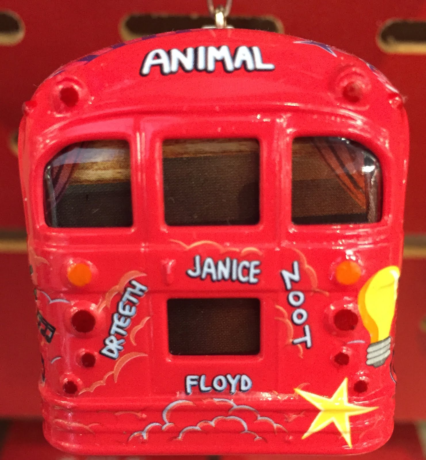 Muppet Stuff: Review: Hallmark Electric Mayhem Bus Ornament!