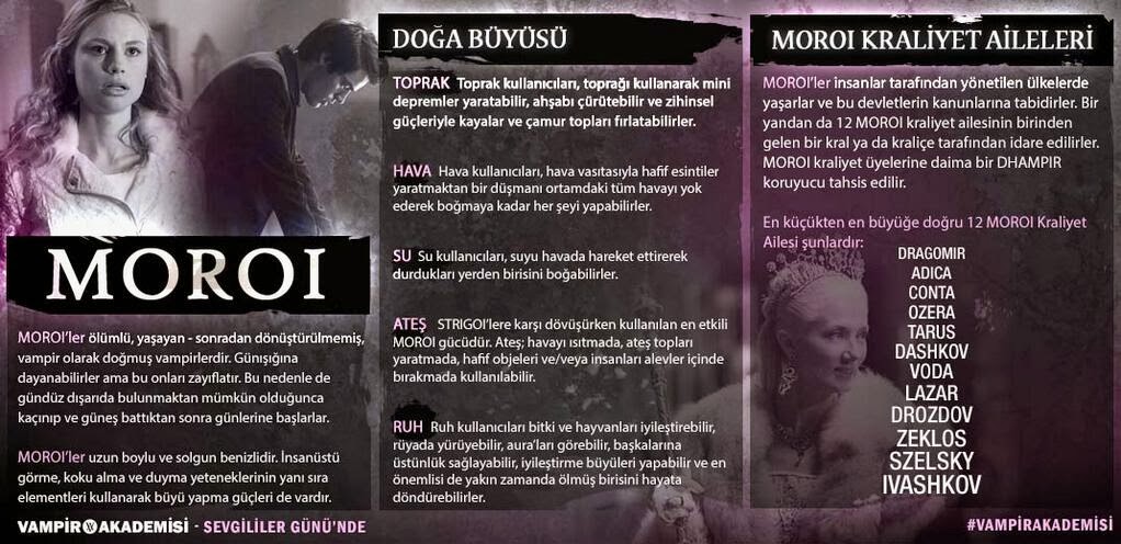 Vampire Academy Movie Turkey: Vampir Akademisi'ndeki Türleri Yakından ...