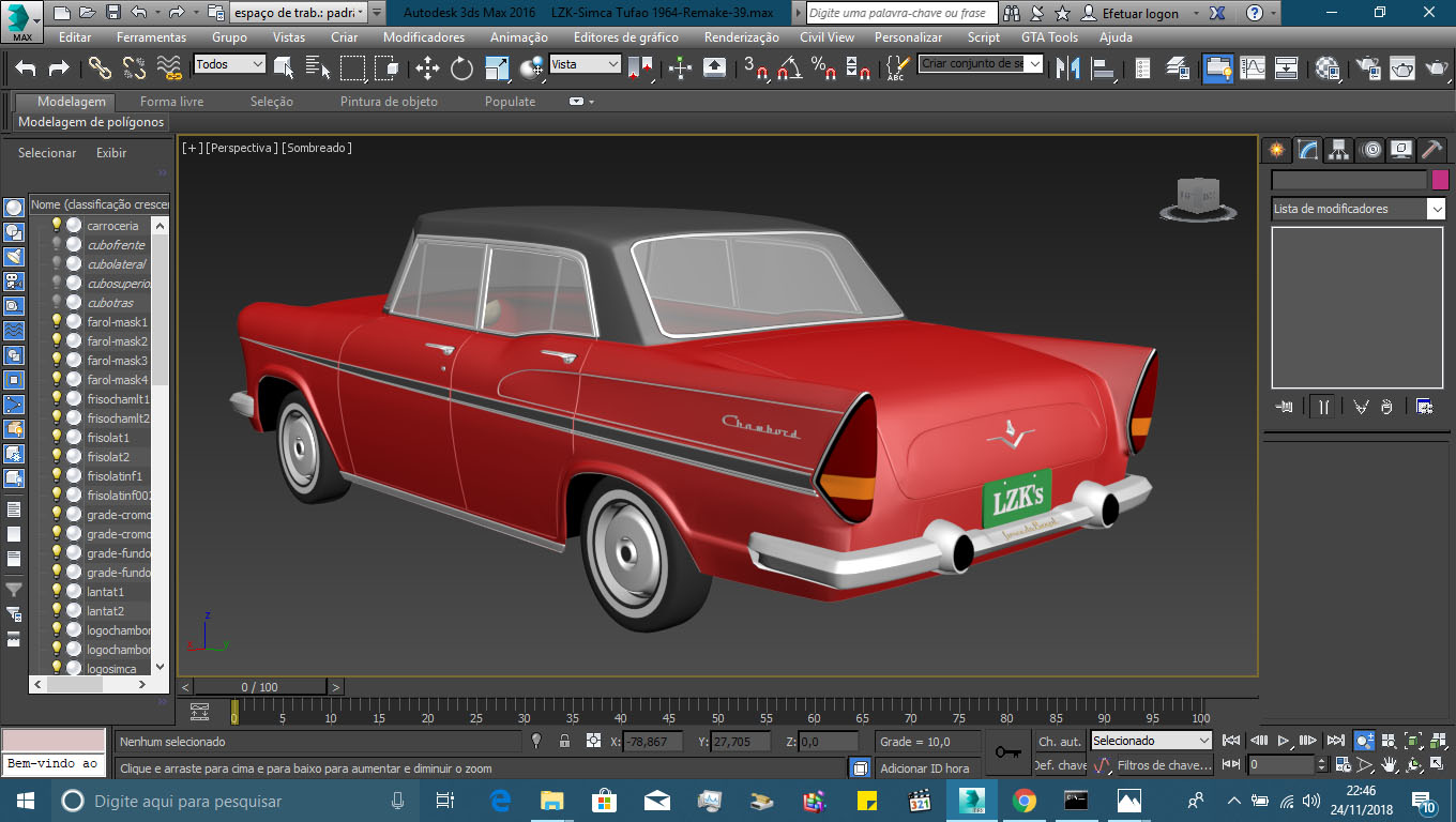 Simca Chambord Tufão 1964 - Exterior concluído ~ CLASSICS 4EVER