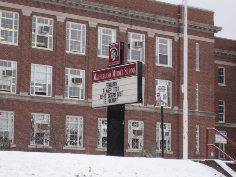 Experimental Theology: Helping Out MacFarland Middle School