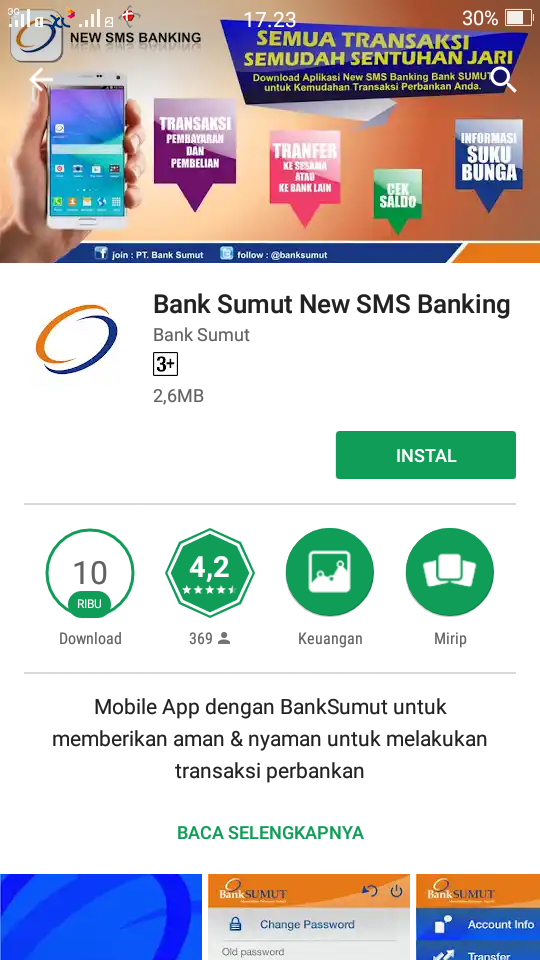 Frends: Bank Sumut New Sms Banking