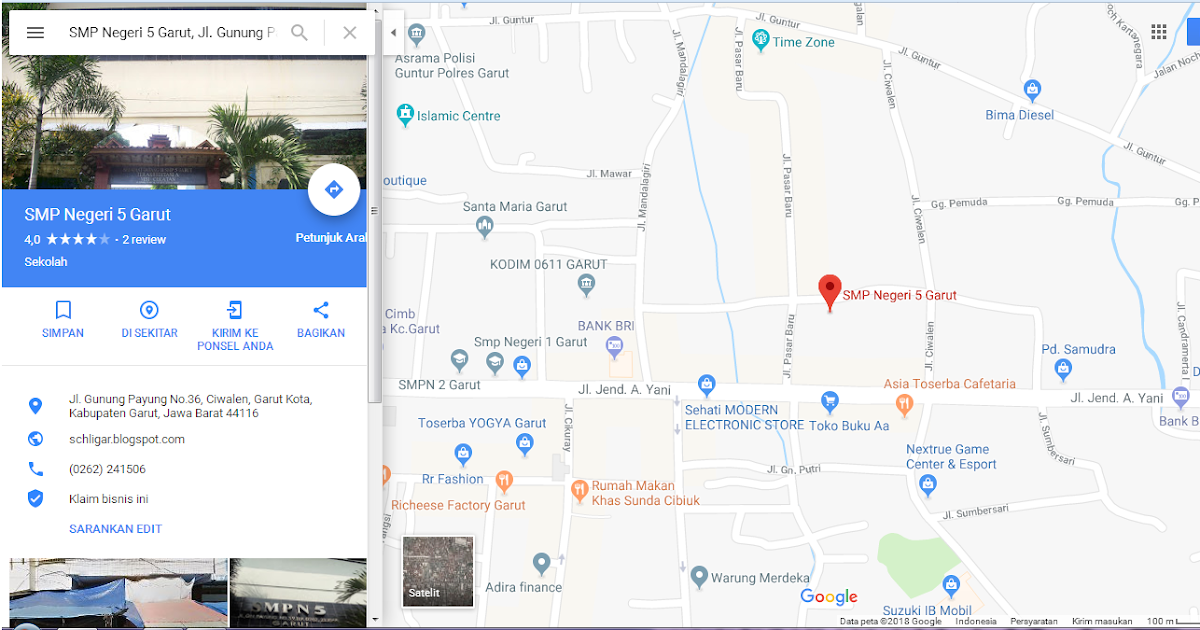 TUGAS TIK: Menggunakan Google Maps dan GPS