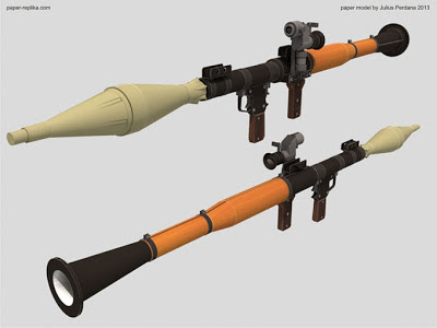 Life Size RPG-7 Launcher Papercraft | Papercraft Paradise | PaperCrafts ...