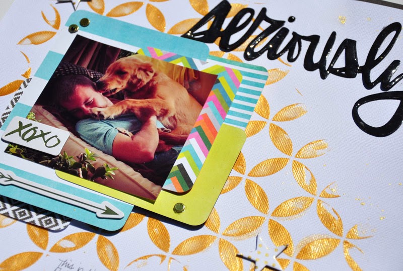 Lorrie's Story: Seriously... Kerri Bradford and Heidi Swapp Layout.