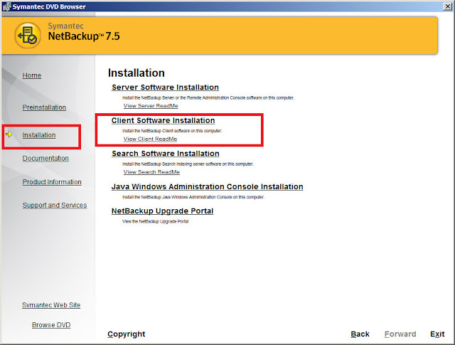 NetBackup: Install Client Software in Veritas NetBackup (Symantec ...