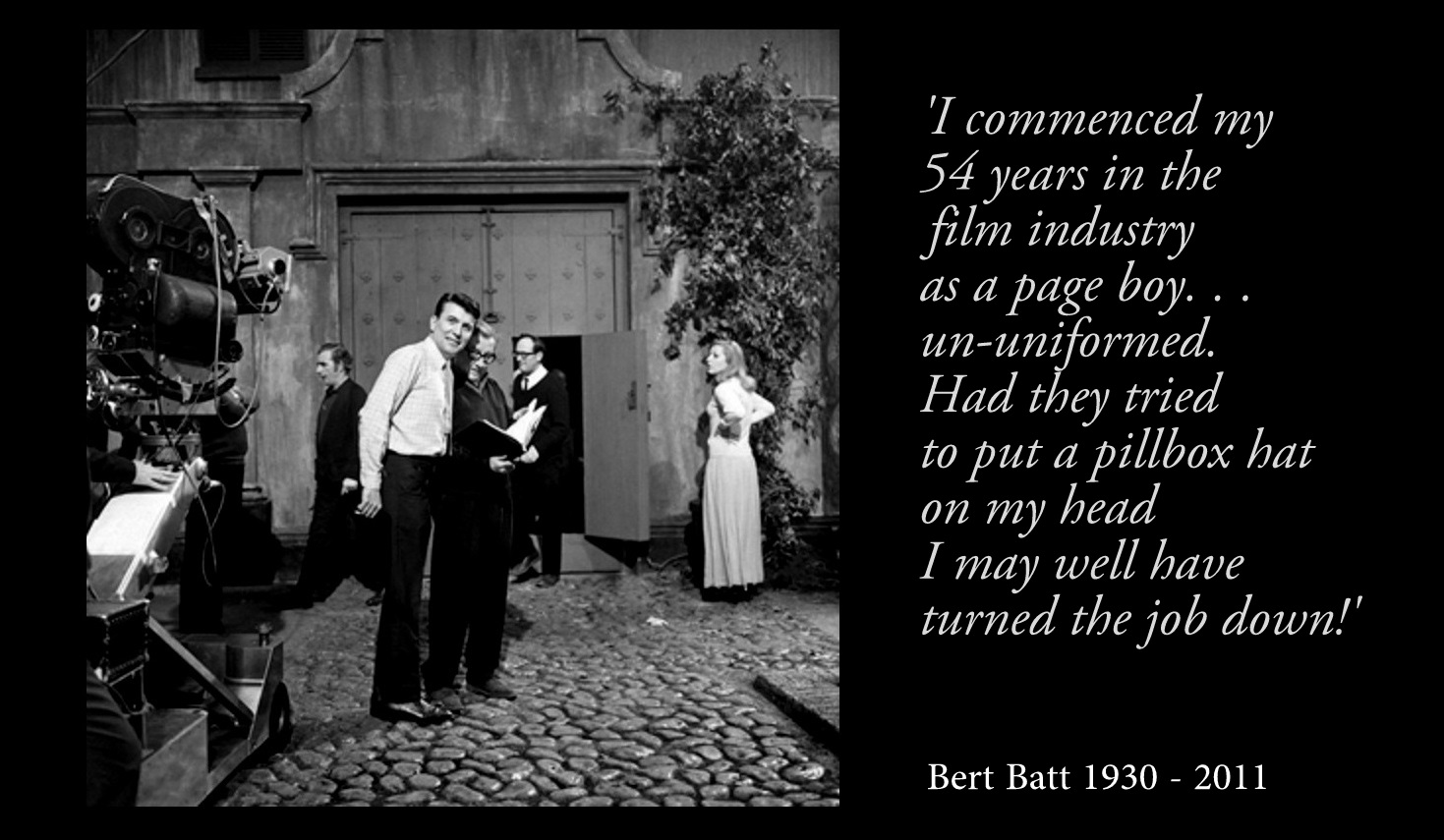 The Black Box Club: HAMMER: BERT BATT LEAVES US.