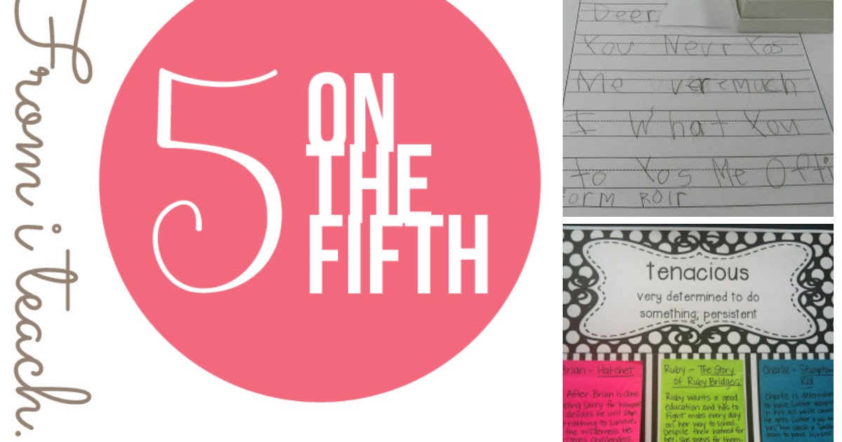 5 on the Fifth | Engaging Literacy