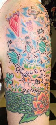 Be-Tattoo: Child Drawing Tattoo