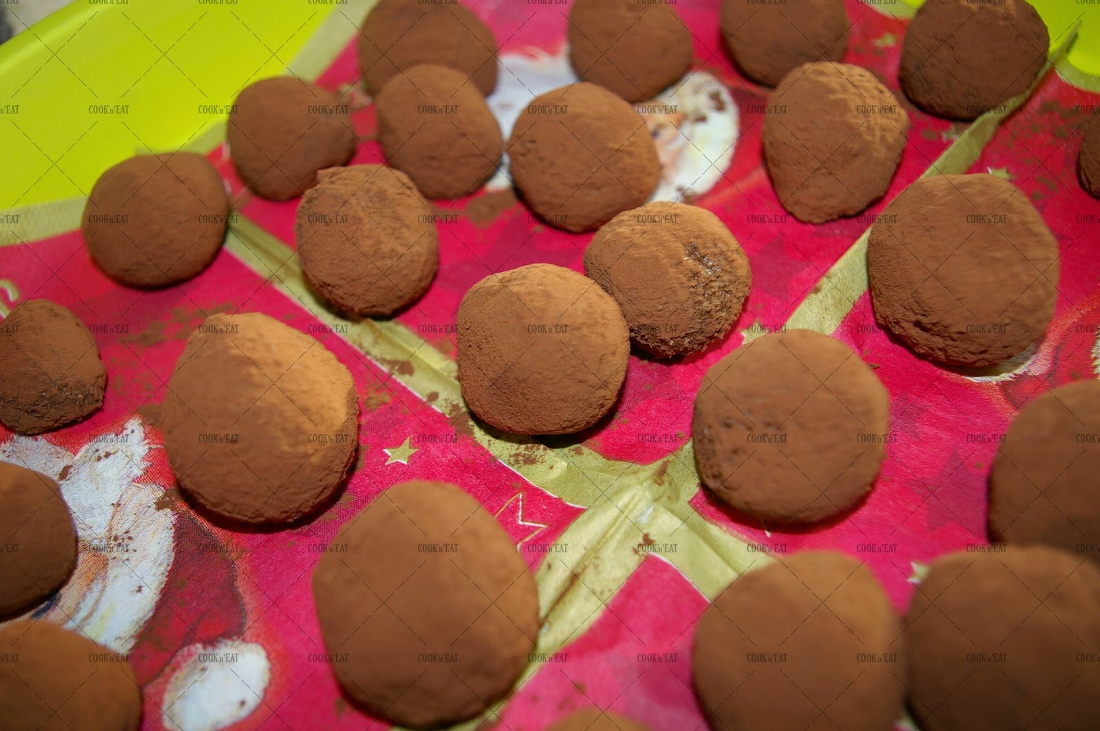 Recette de truffes au thé de Noel