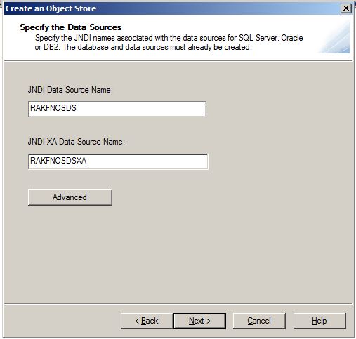 FileNet P8 Development tutorials: Creating a new Object Store in ...