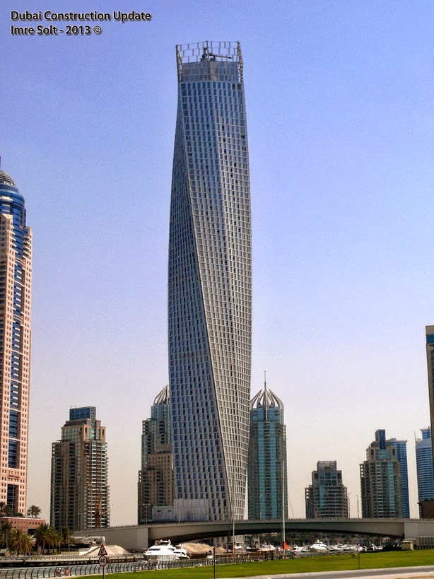 Dubai Constructions Update by Imre Solt: Cayan Tower photos, Aka ...